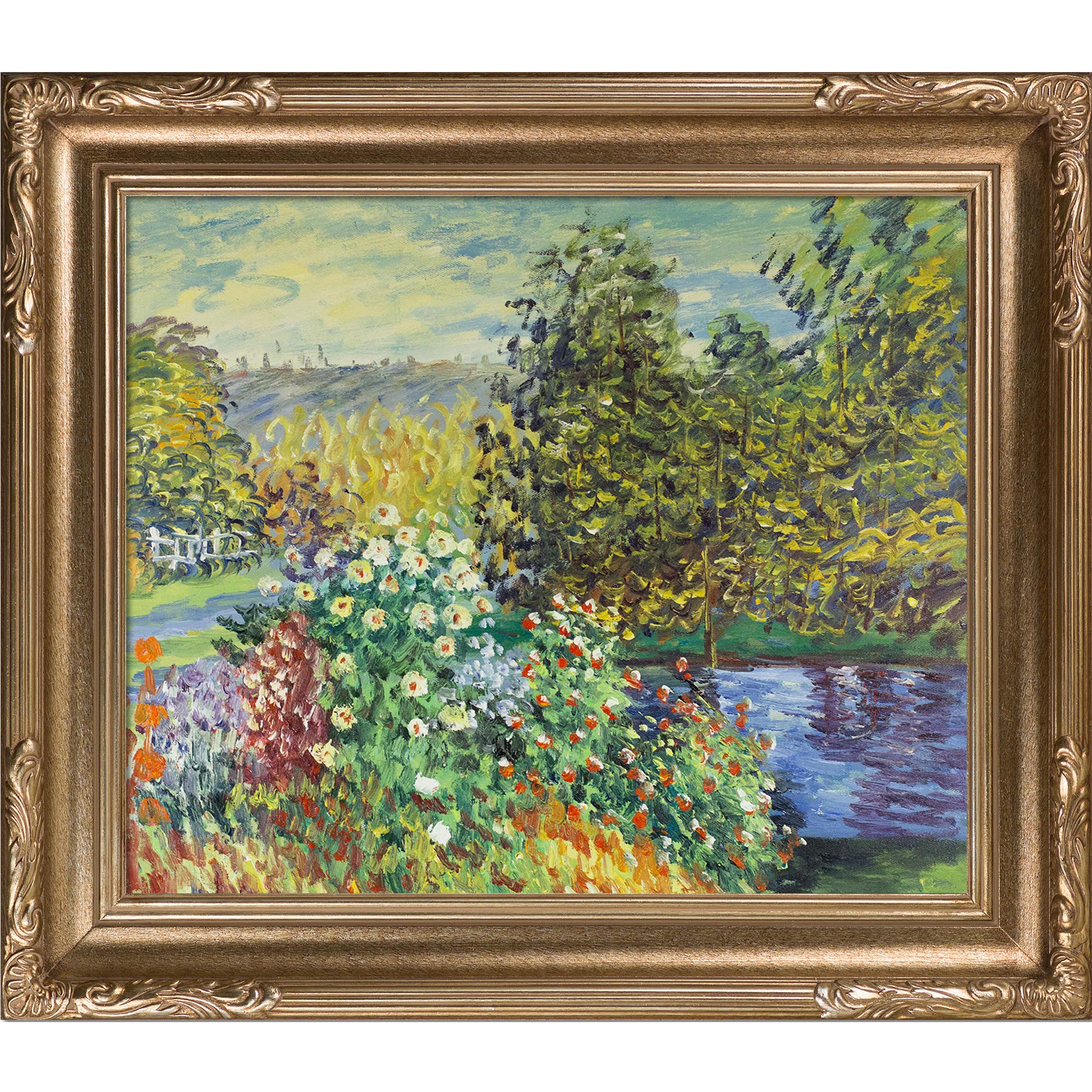 Amazon.com: overstockArt Dark Champagne Finish Corner of the Garden at ...