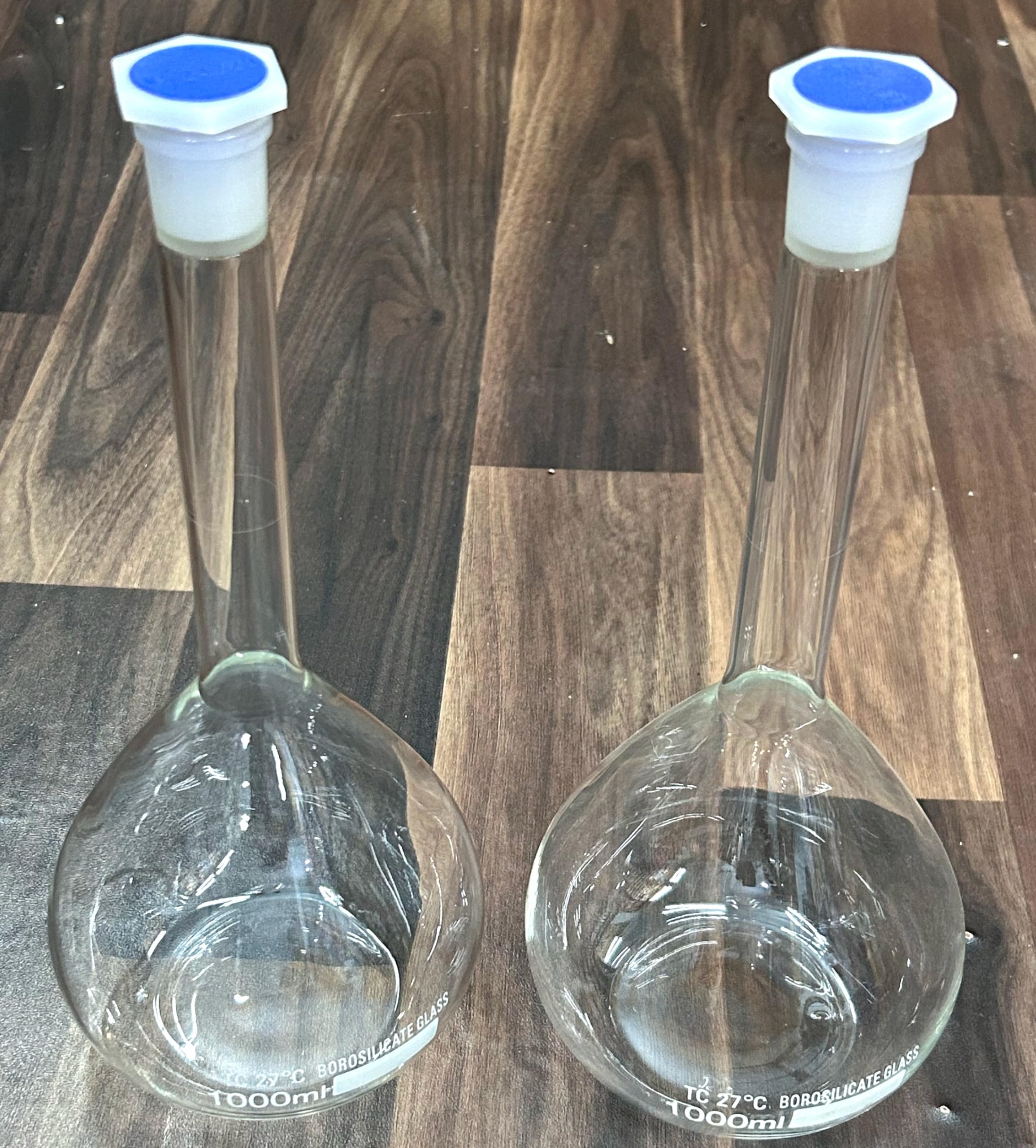 DT Science House Borosilicate glass volumetric measuring flask 1000ml ...