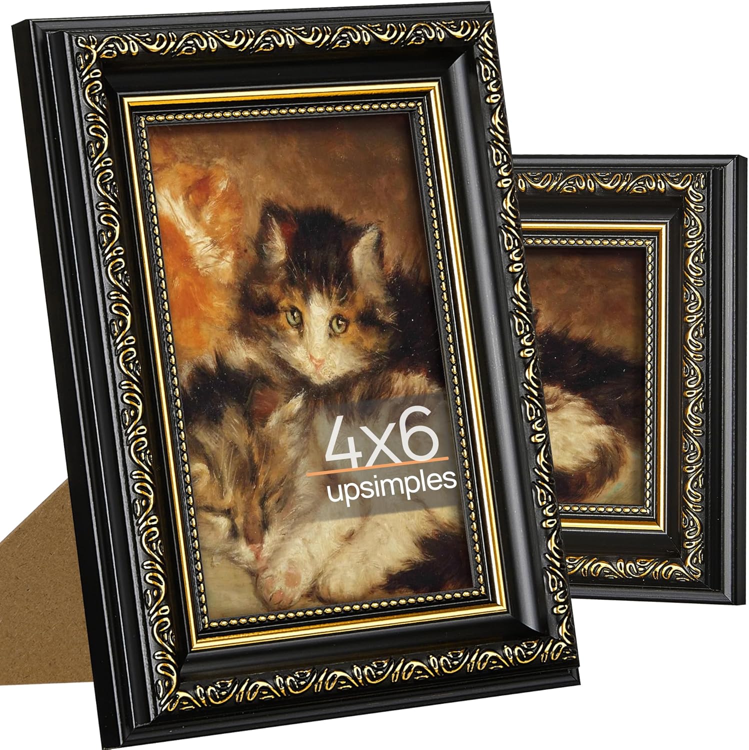 Amazon.com - upsimples 4x6 Picture Frame with Real Glass, Ornate ...