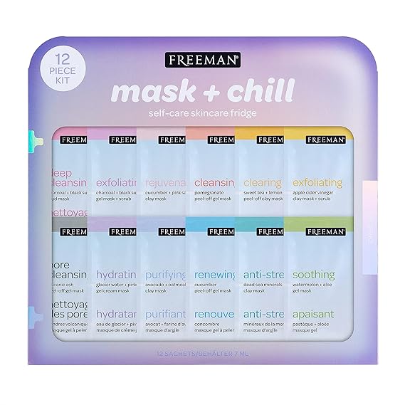Amazon.com : Freeman Limited Edition Mask & Chill Self Care Skincare ...