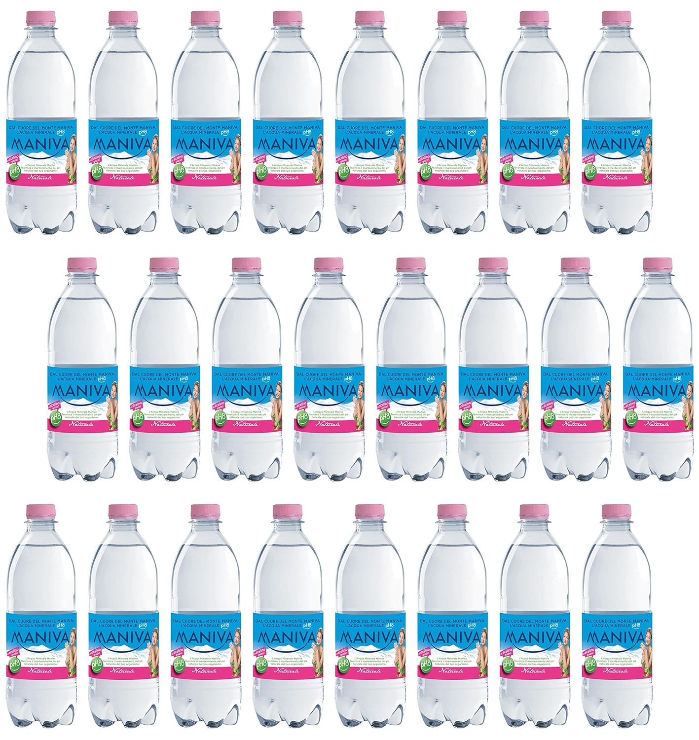 Amazon.com : Maniva: Natural Spring Water * 1.05 Pints (50cl) Bottles ...
