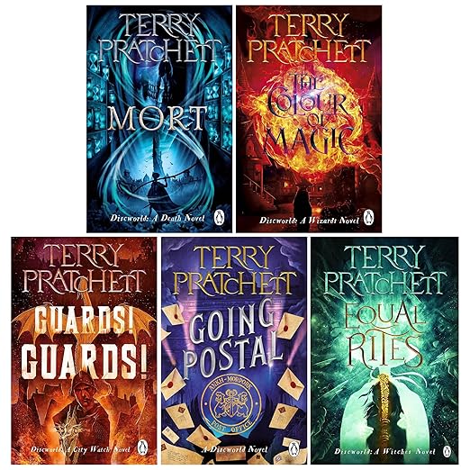 Terry Pratchett Discworld Novels Series 5 Books Collection Box Set (The ...