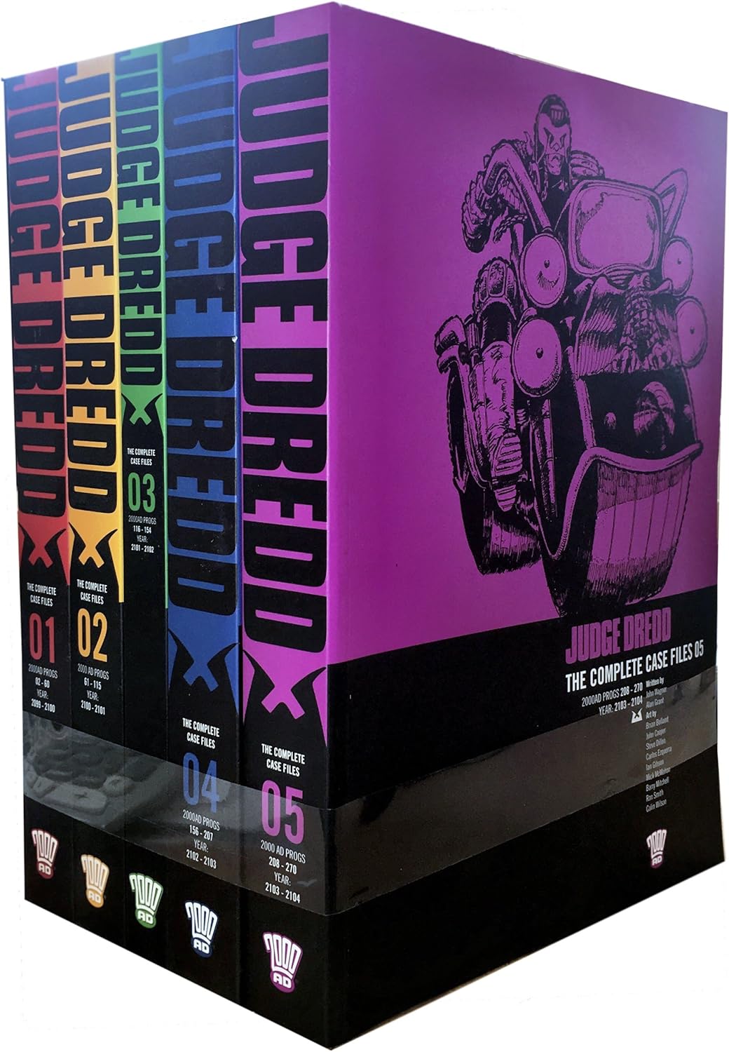 Buy Judge Dredd Complete Case Files Volume 1-5 Collection 5 Books Set ...