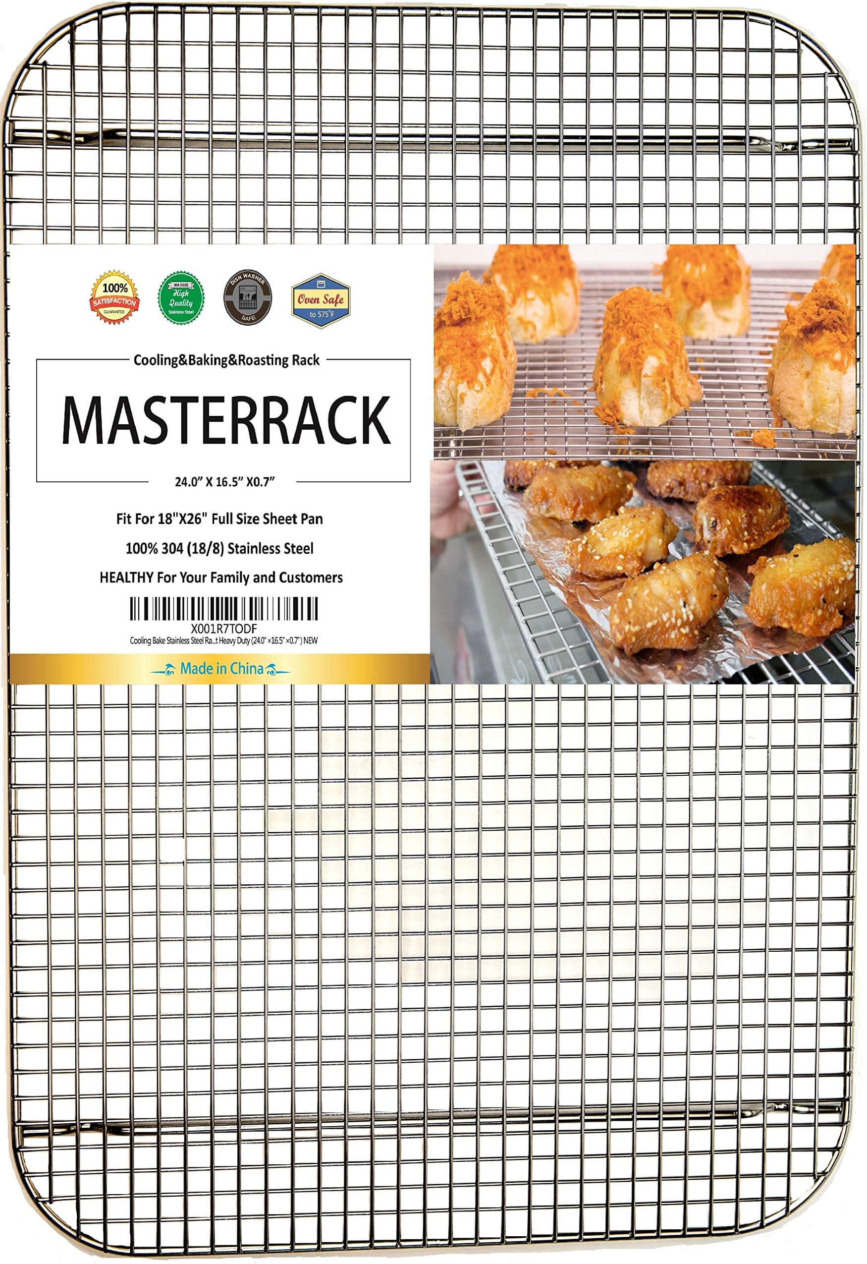 Amazon.com: USA Pan X-Large Bakeable Nonstick Cooling Rack, XL ...