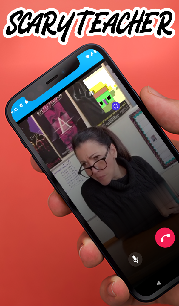 Fake call Angry Teacher Prank - Video Game Angry Teacher and Texting ...