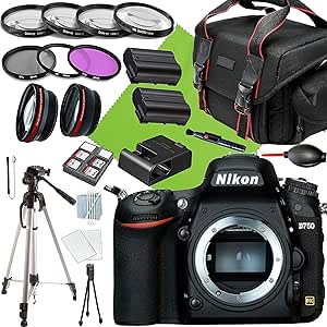 Amazon.com : Nikon D750 DSLR Camera Body+ Case+Lens Filter Kit+Extra ...