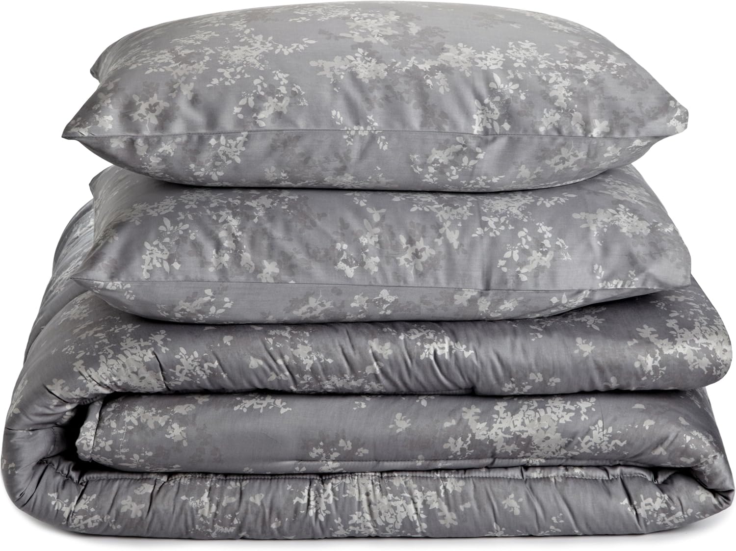 Amazon.com: White Label by Calvin Klein Lilacs Comforter Set, King, Stone