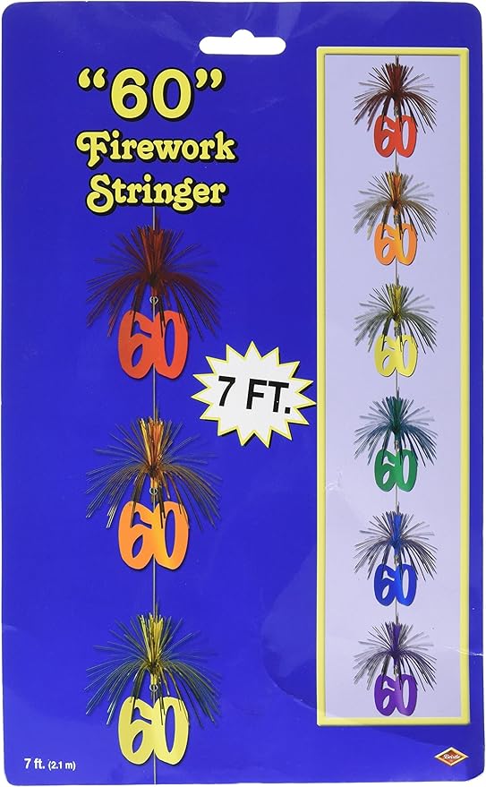 Amazon.com: 60 Firework Stringer Party Accessory (1 count) (1/Pkg ...