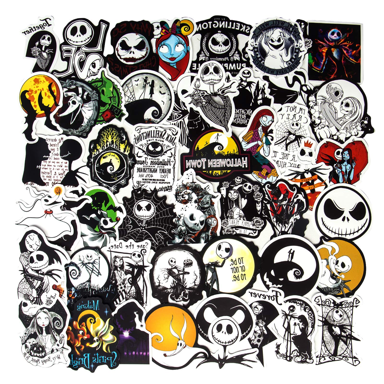Halloween Stickers The Nightmare Before Christmas Stickers For Water ...