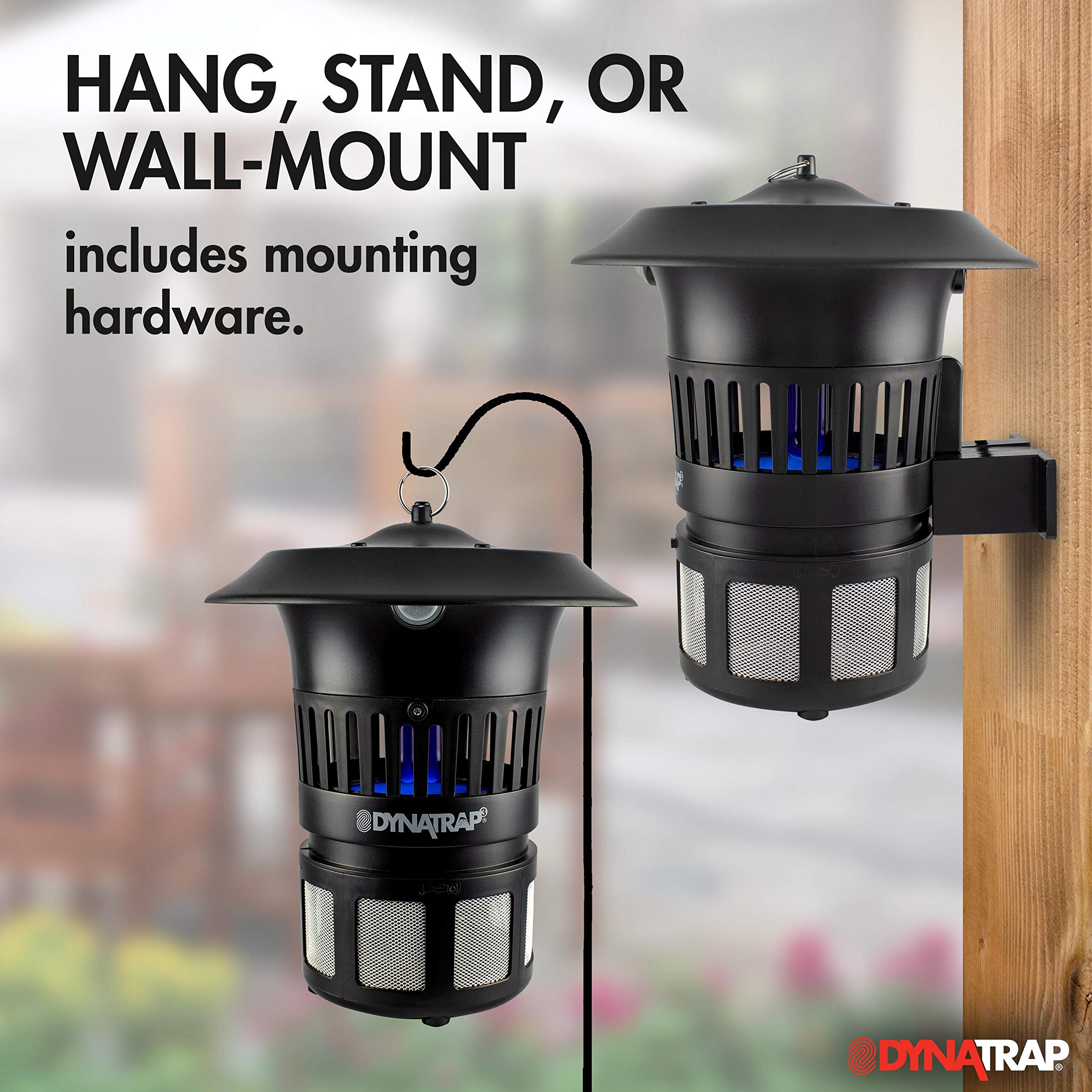 DynaTrap DT1100SR Mosquito & Flying Insect Trap with Wall Mount – Kills ...