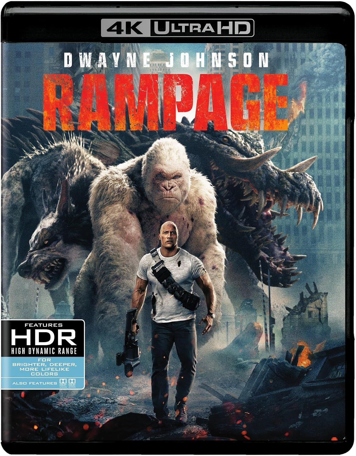 Rampage (UHD/BD) [4K] [Blu-ray] : Dwayne Johnson, Malin Akerman, Naomie ...