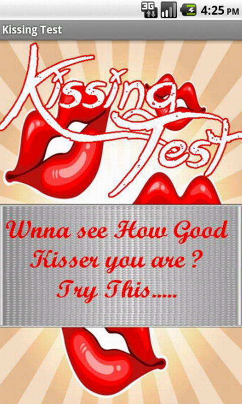 Good Kisser Test