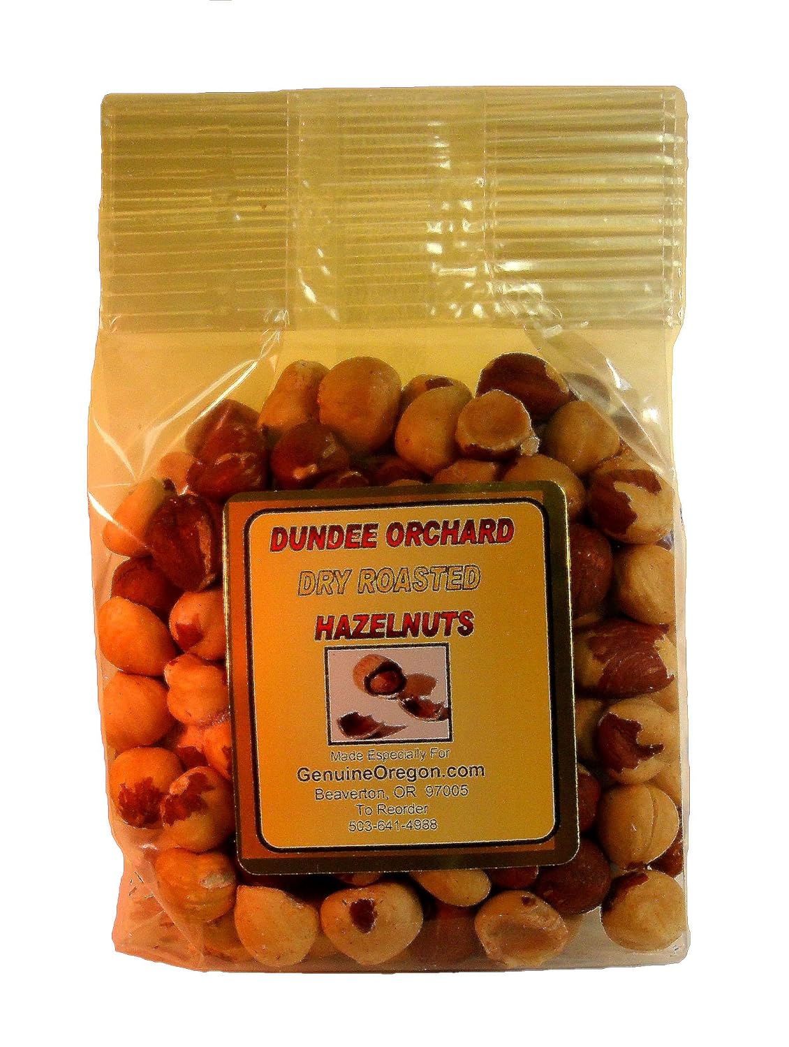 Amazon.com : Roasted Hazelnuts (6 oz Bag) : Whole Toasted Oregon Grown ...