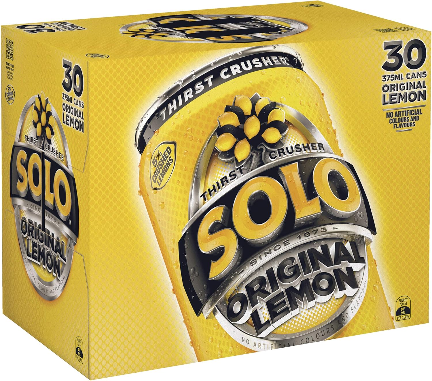 Solo Lemon Soft Drink, 30 x 375ml : Amazon.com.au: Pantry Food & Drinks