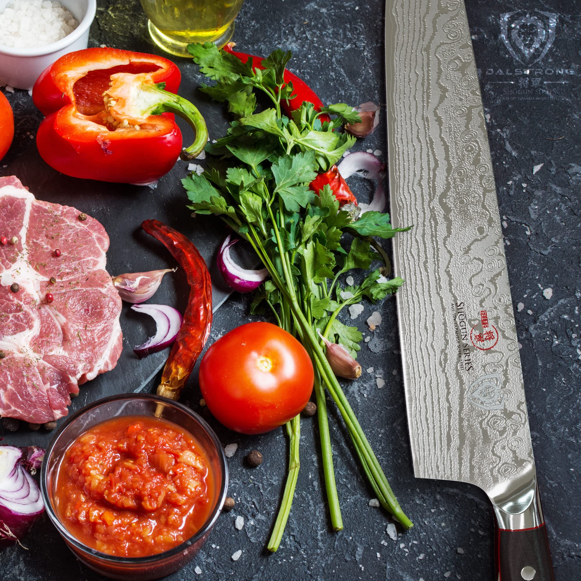 Snapklik.com : Chef Knife - 12 Inch Long Blade - Shogun Series ELITE ...