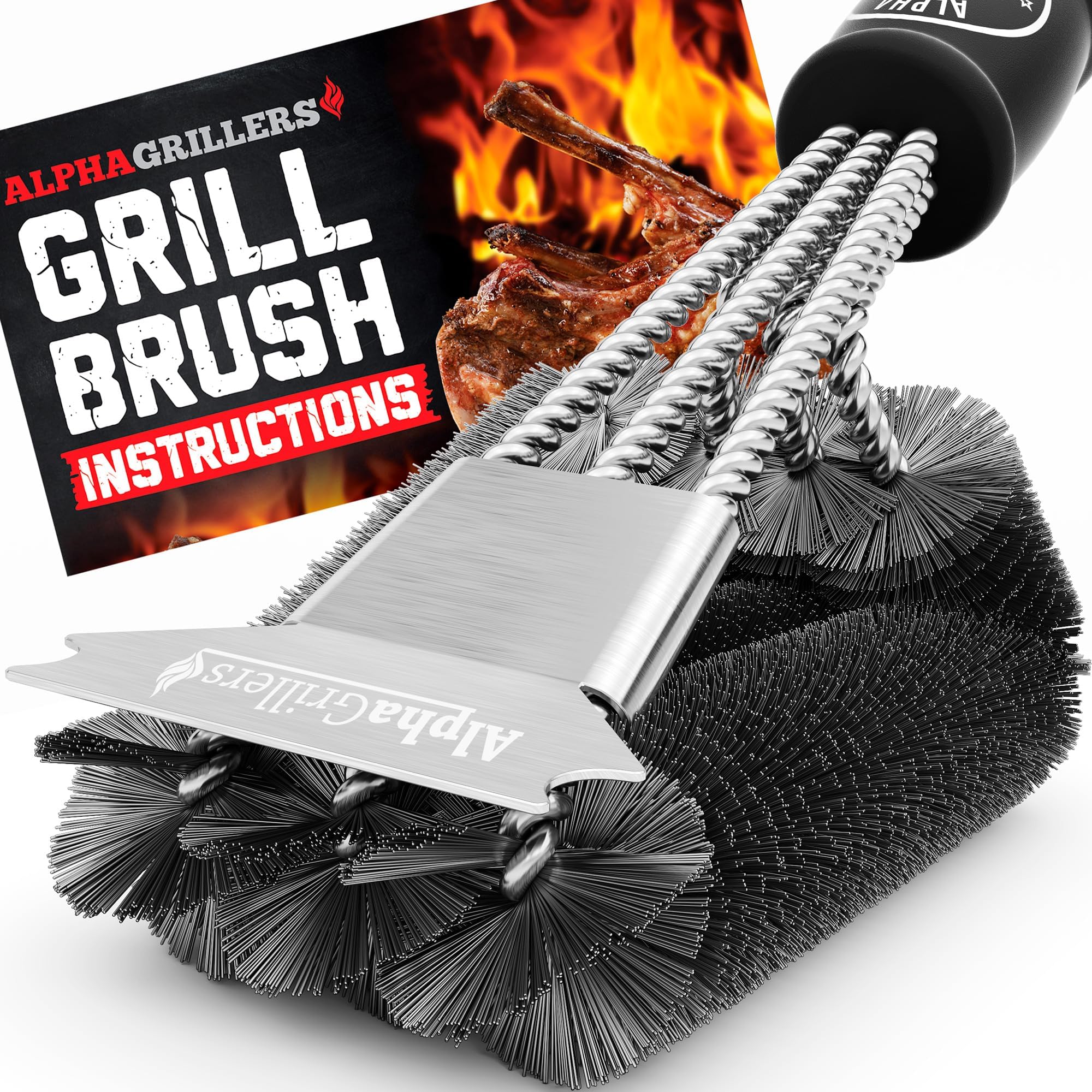 Amazon.com: BBQ-AID All Angles BBQ Grill Brush for Outdoor Grill ...