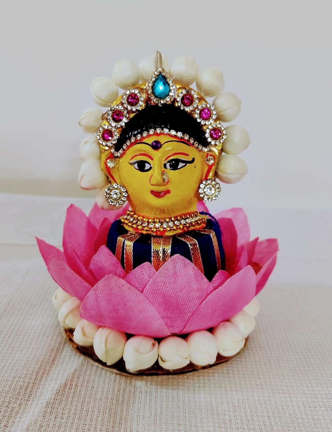 Buy Puja Celebrations Decor Gowri Devi Lotus, Varalakshmi Devi Face ...