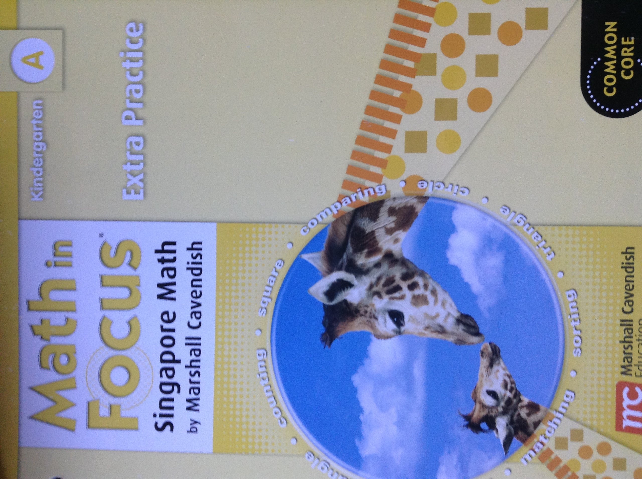 Math in Focus: Singapore Math Extra Practice Blackline Master a Grade K ...