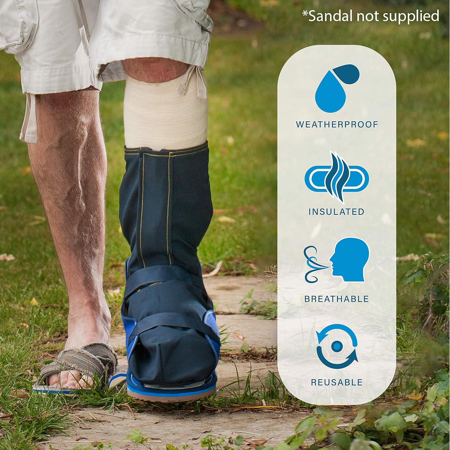 Limbo Outcast Weatherproof Outdoor Cast and Dressing Protector for Foot ...