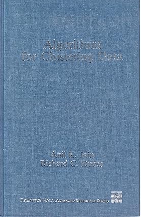 Amazon.com: Algorithms for Clustering Data (Prentice Hall Advanced Reference Series : Computer ...