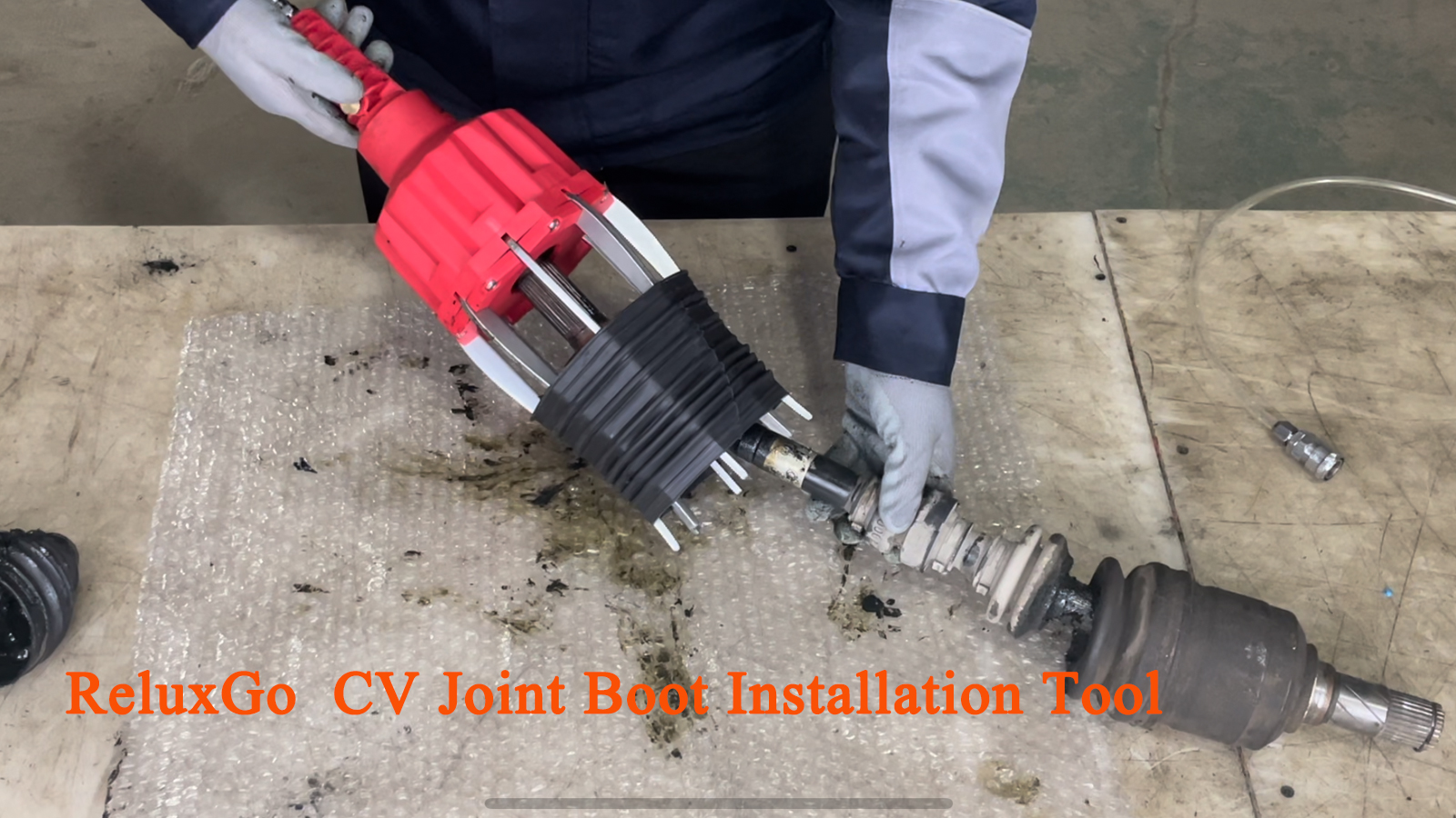 Watch ReluxGo Automotive Pneumatic CV Joint Boot Installation Tool on ...