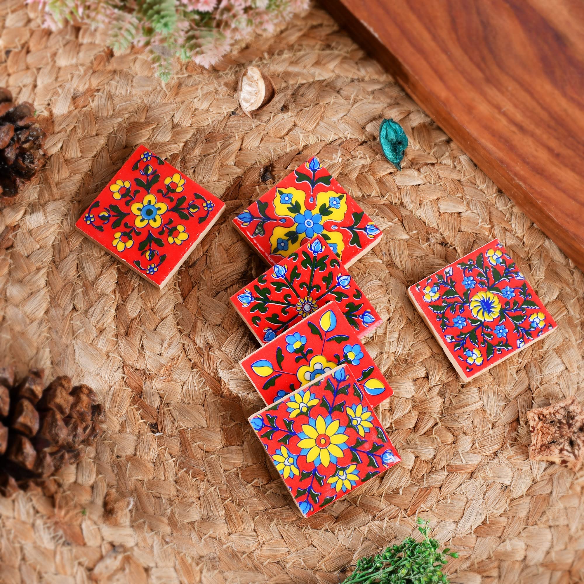 2x2-inches Blue Pottery Home Decorative Ceramic Tiles Mosaic Tiles ...