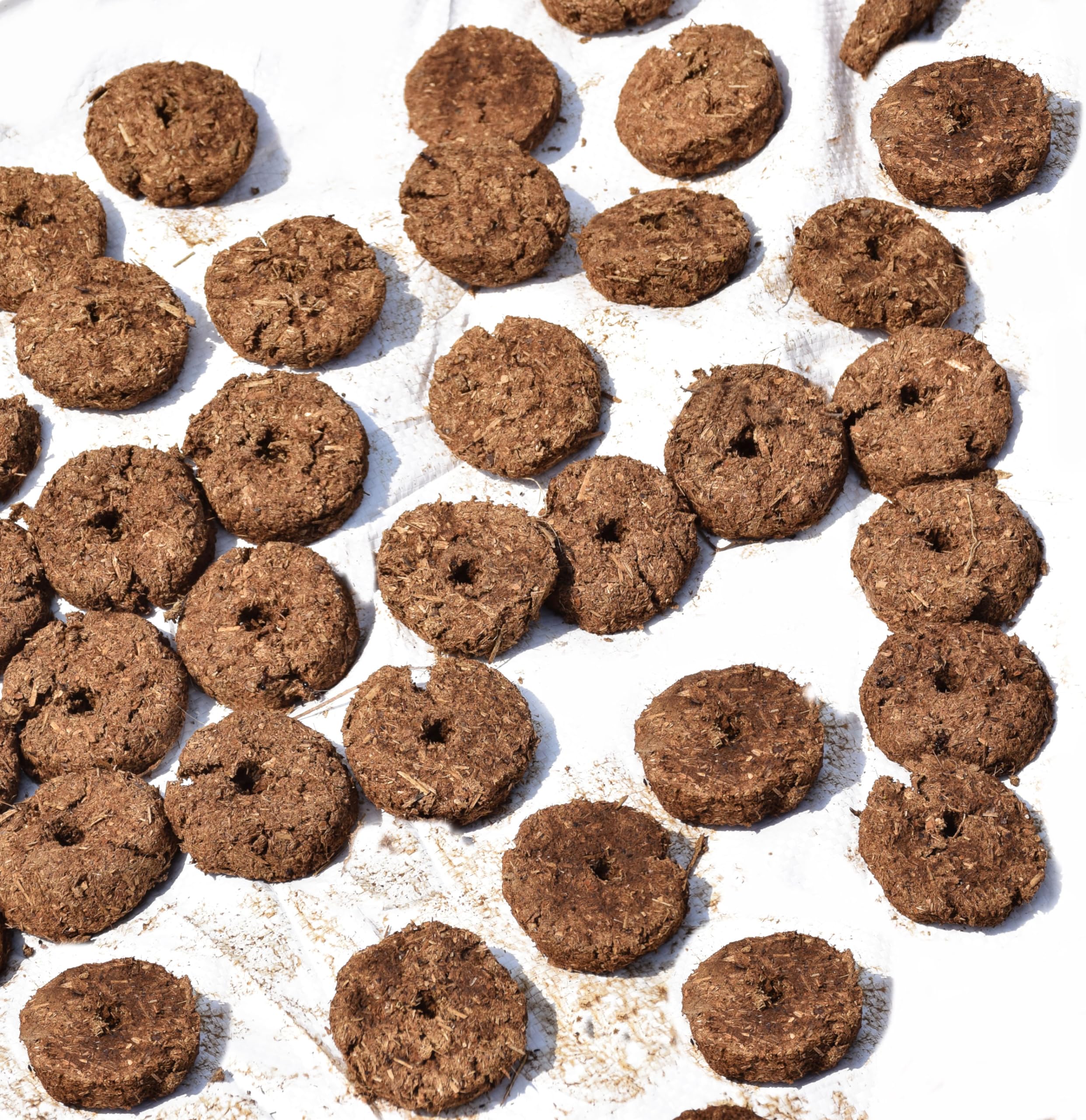 Pure Source India Natural and Pure Cow Dung Mala for Hawan | Pooja ...