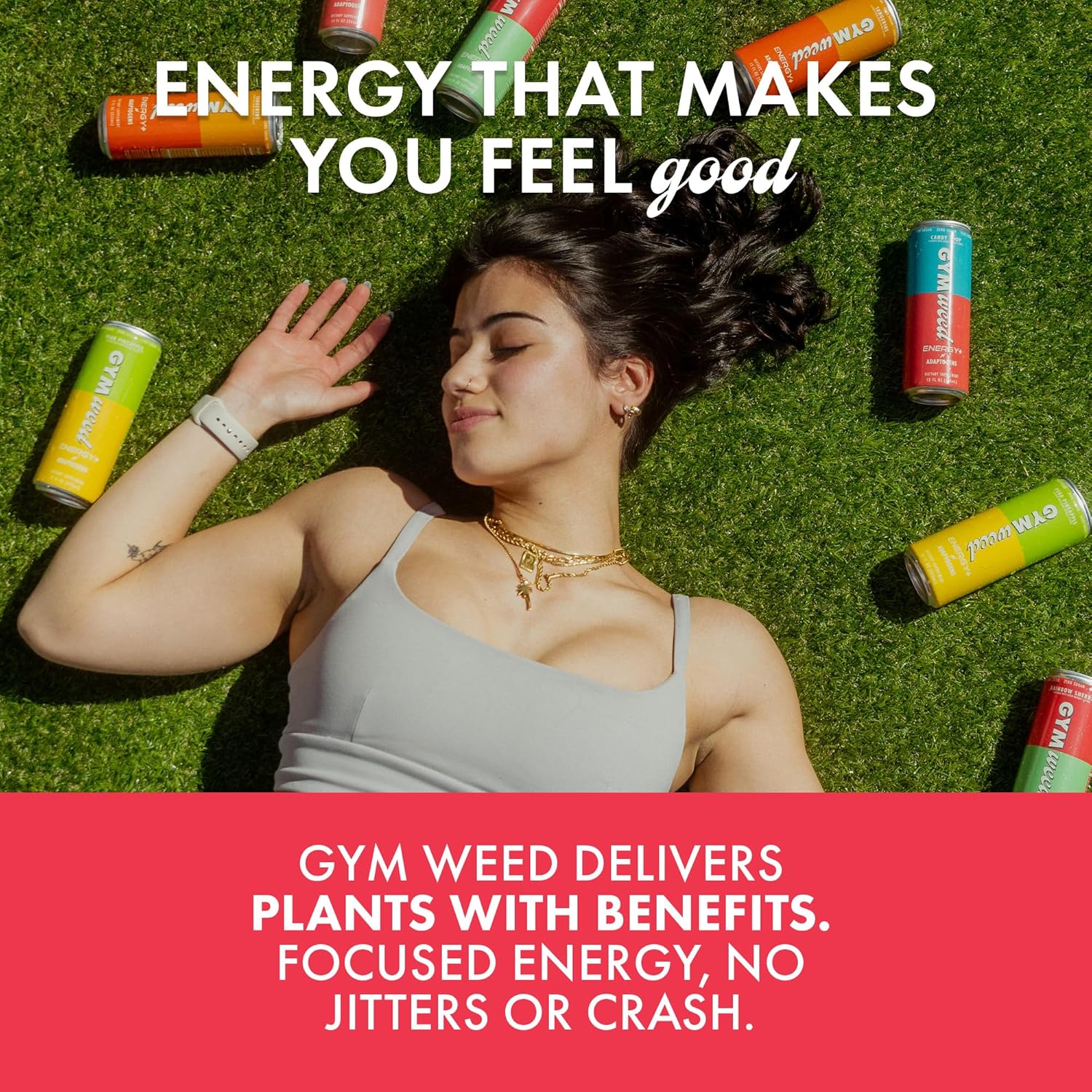 GYM WEED Adaptogen – Bebida energética, sandía, bebida adaptogénica con ...