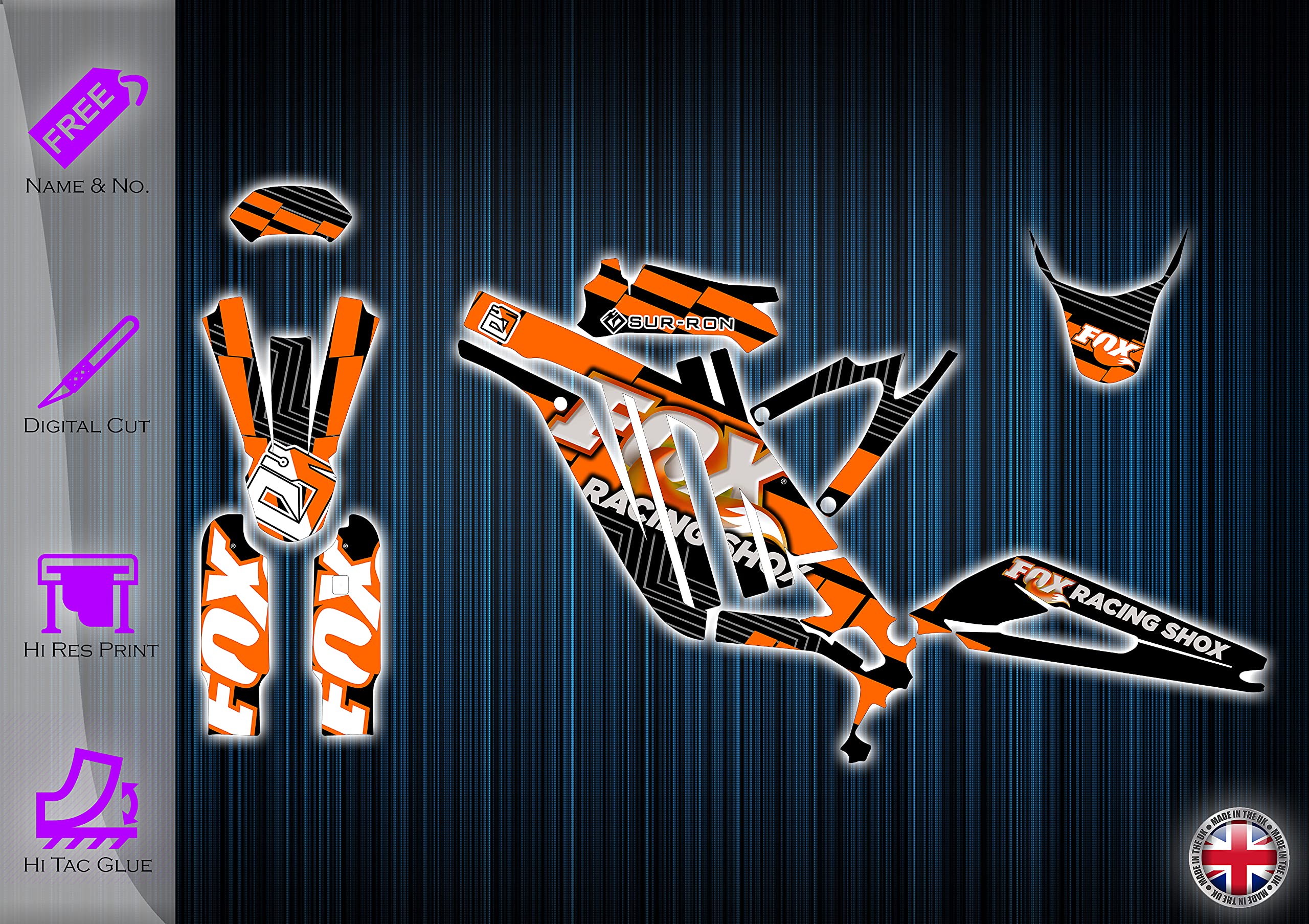 Buy Sticker FX Graphics SURRON STICKER KIT SUR-RON GRAPHICS KIT SUR-RON ...