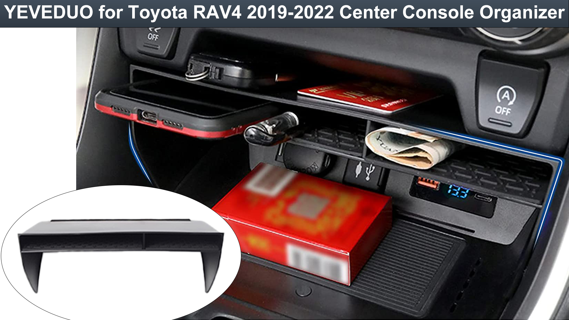 Watch Toyota RAV4 2021 Accessories Center Console Organizer on Amazon Live
