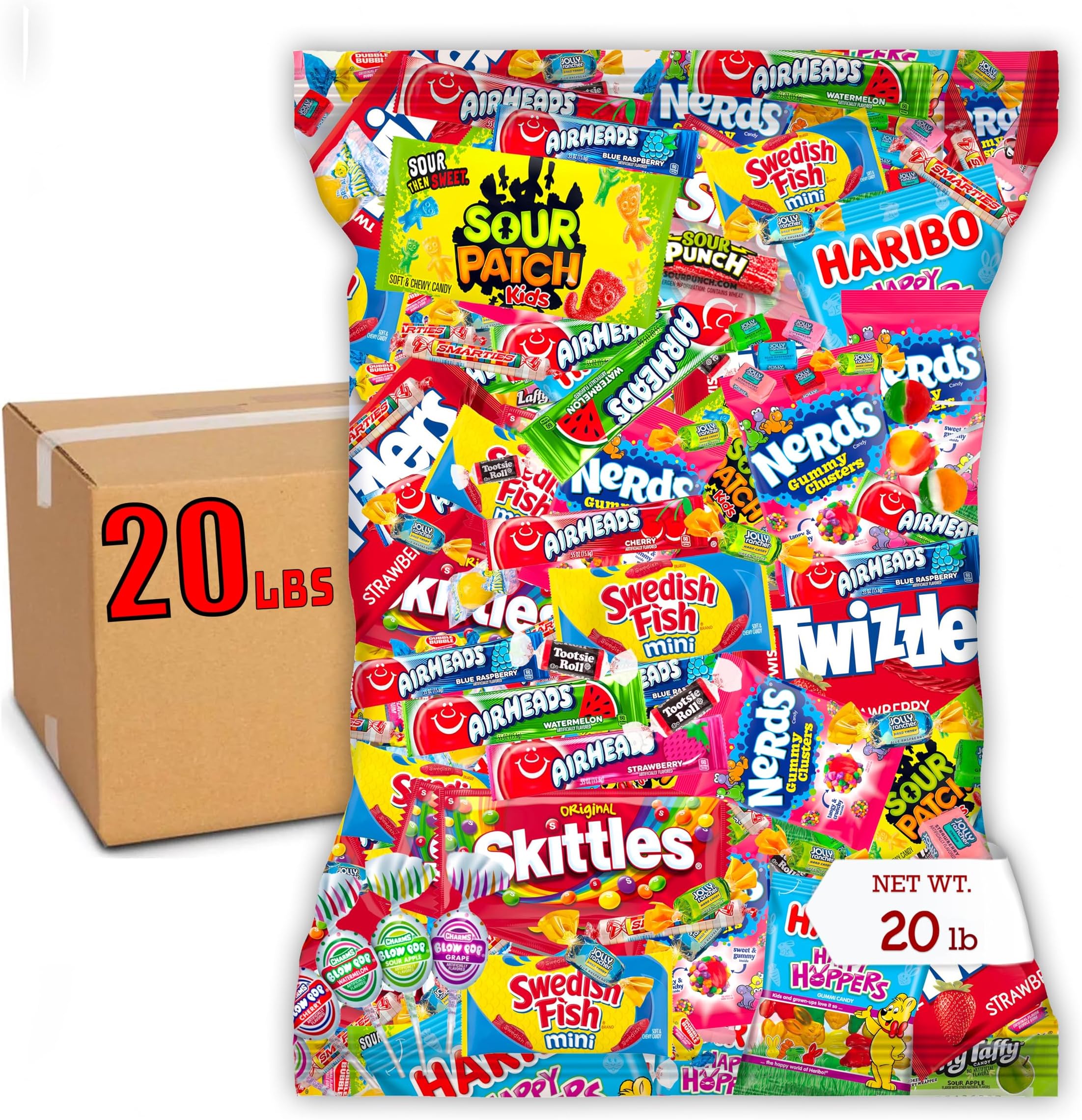 Amazon.com : Bulk Candy Variety Pack - 20 lb Candy - Candy Bulk ...