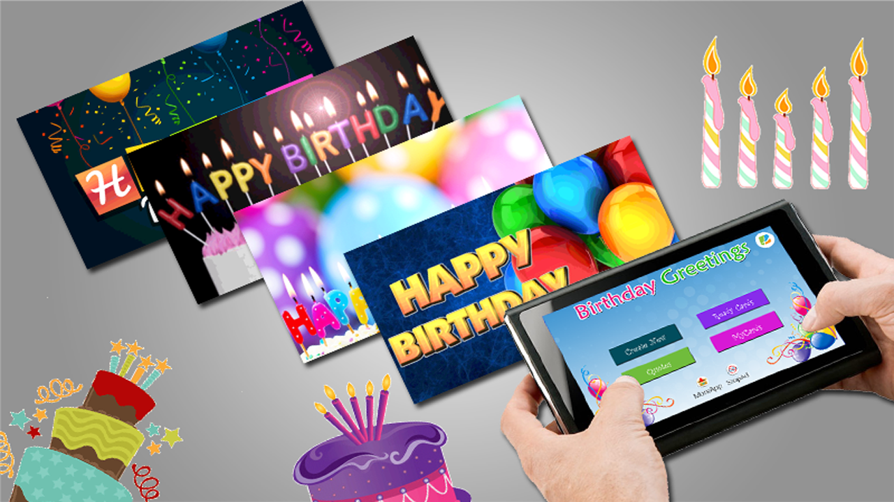 Birthday Greetings eCard Maker - App on the Amazon Appstore