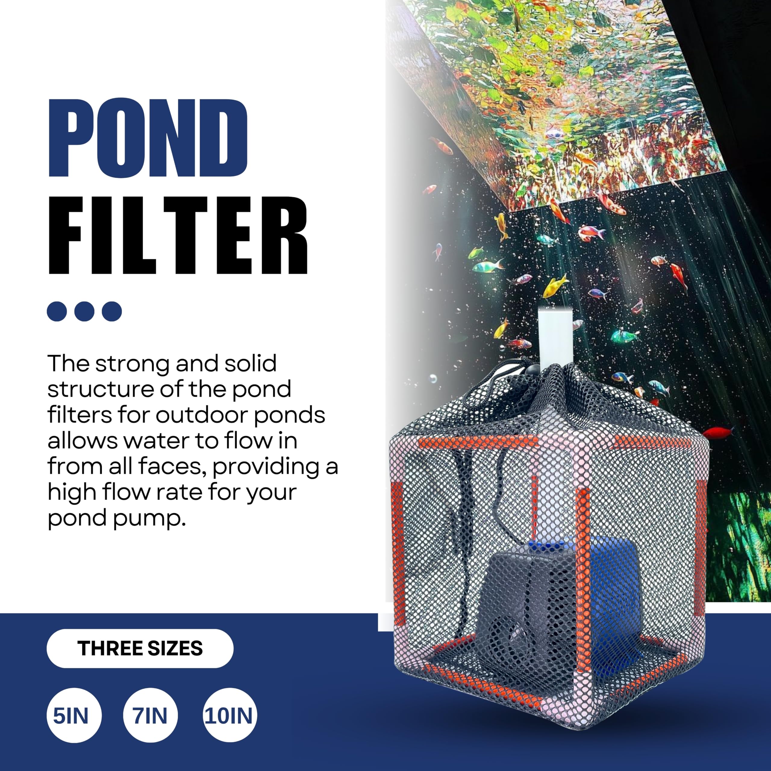 Snapklik.com : Loyipu Pond Filter BoxPond Pump Filter,Anti-Clogging ...