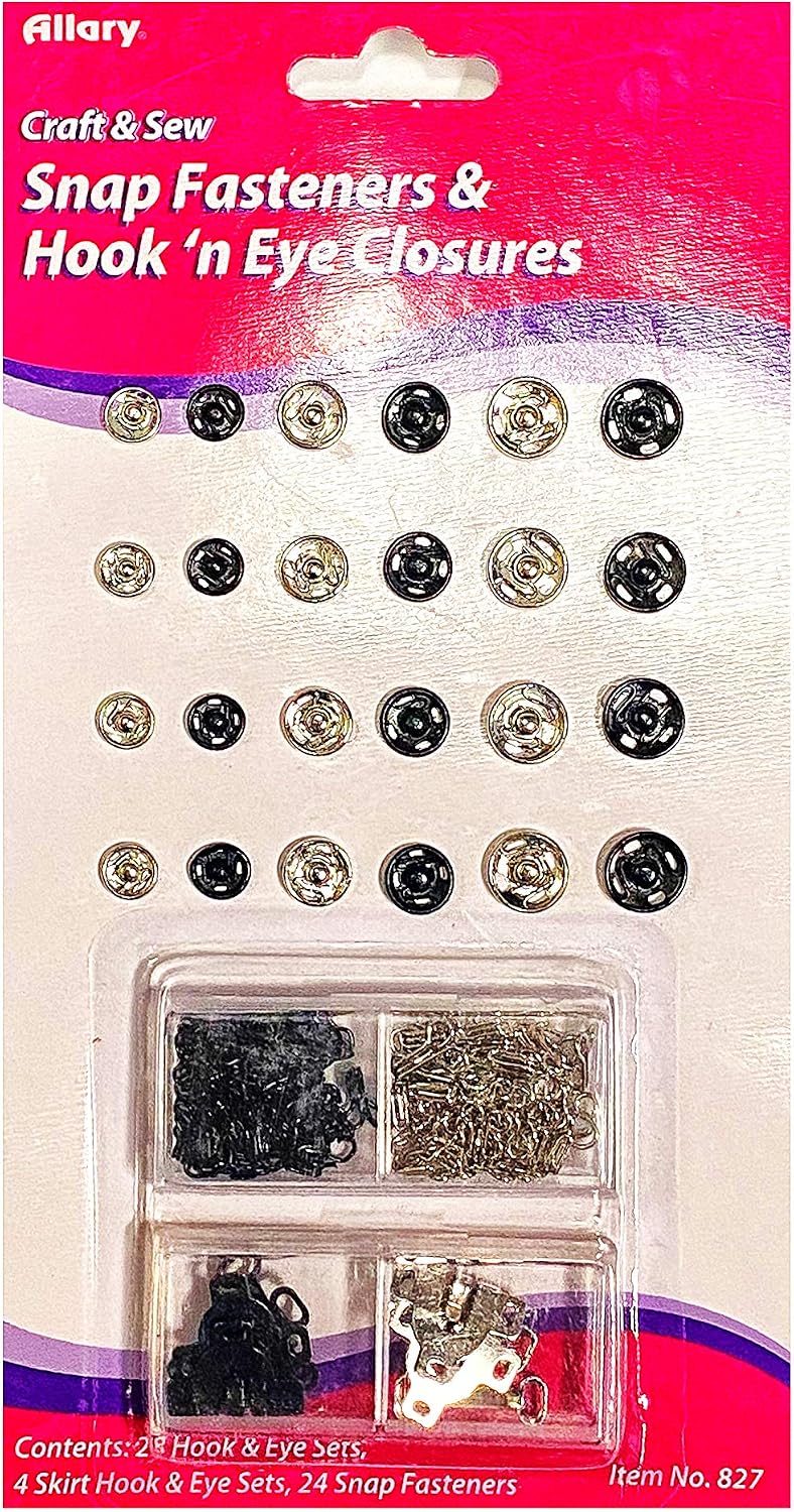 Amazon.com: ALLARY CORPORATION Allary Snap Fasteners and Hook'n Eye ...