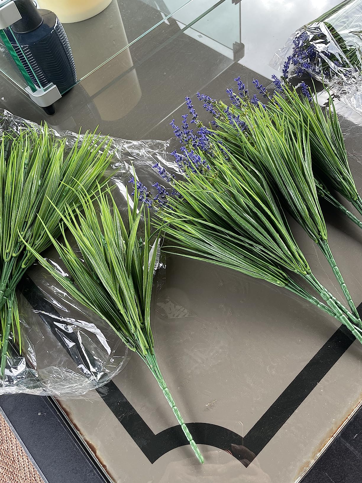 $5/mo - Finance 12 Bundles Artificial Plants Outdoor Fake Monkey Grass ...