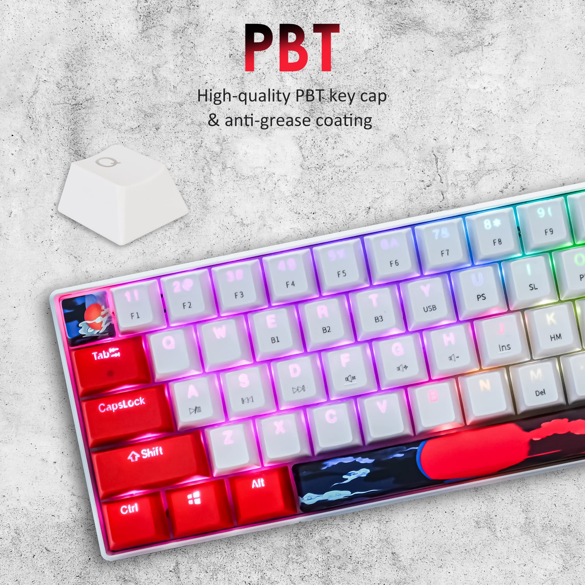Snapklik.com : Surmen GT61 60% Mechanical Gaming Keyboard 60 Percent ...