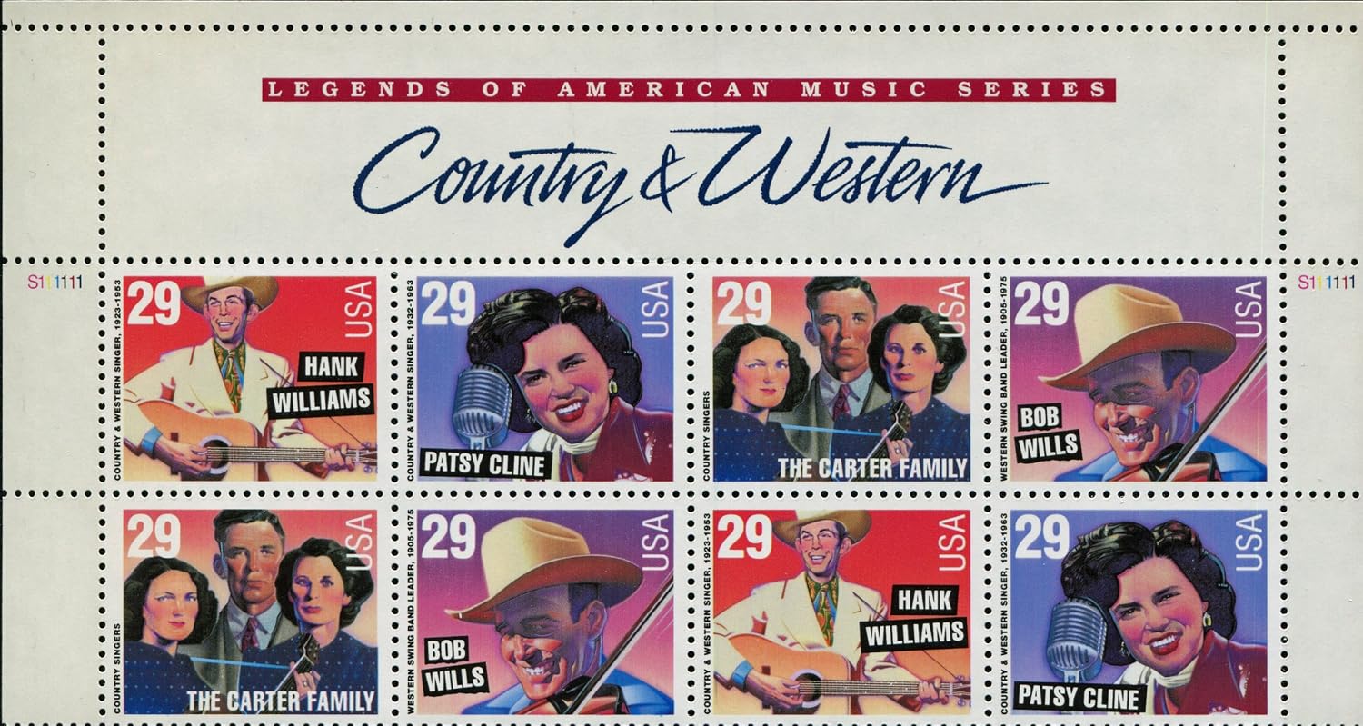 Amazon.com: COUNTRY & WESTERN MUSIC SINGERS - BOB WILLS ~ PATSY CLINE ...
