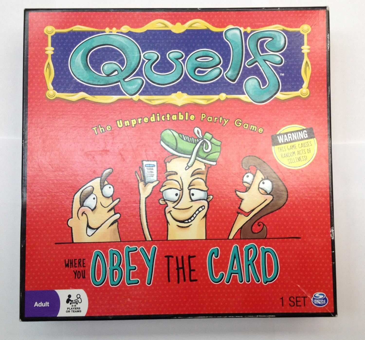 Amazon.com: Quelf Board Game with New Cards : Toys & Games