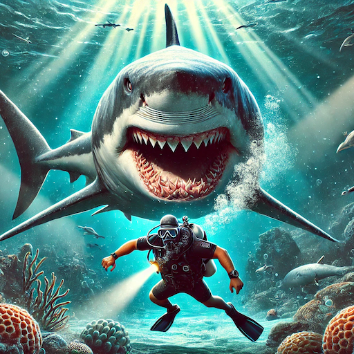 Megalodon Shark Attack - Thrilling Undersea Cave Escape Game, Fun Jump ...