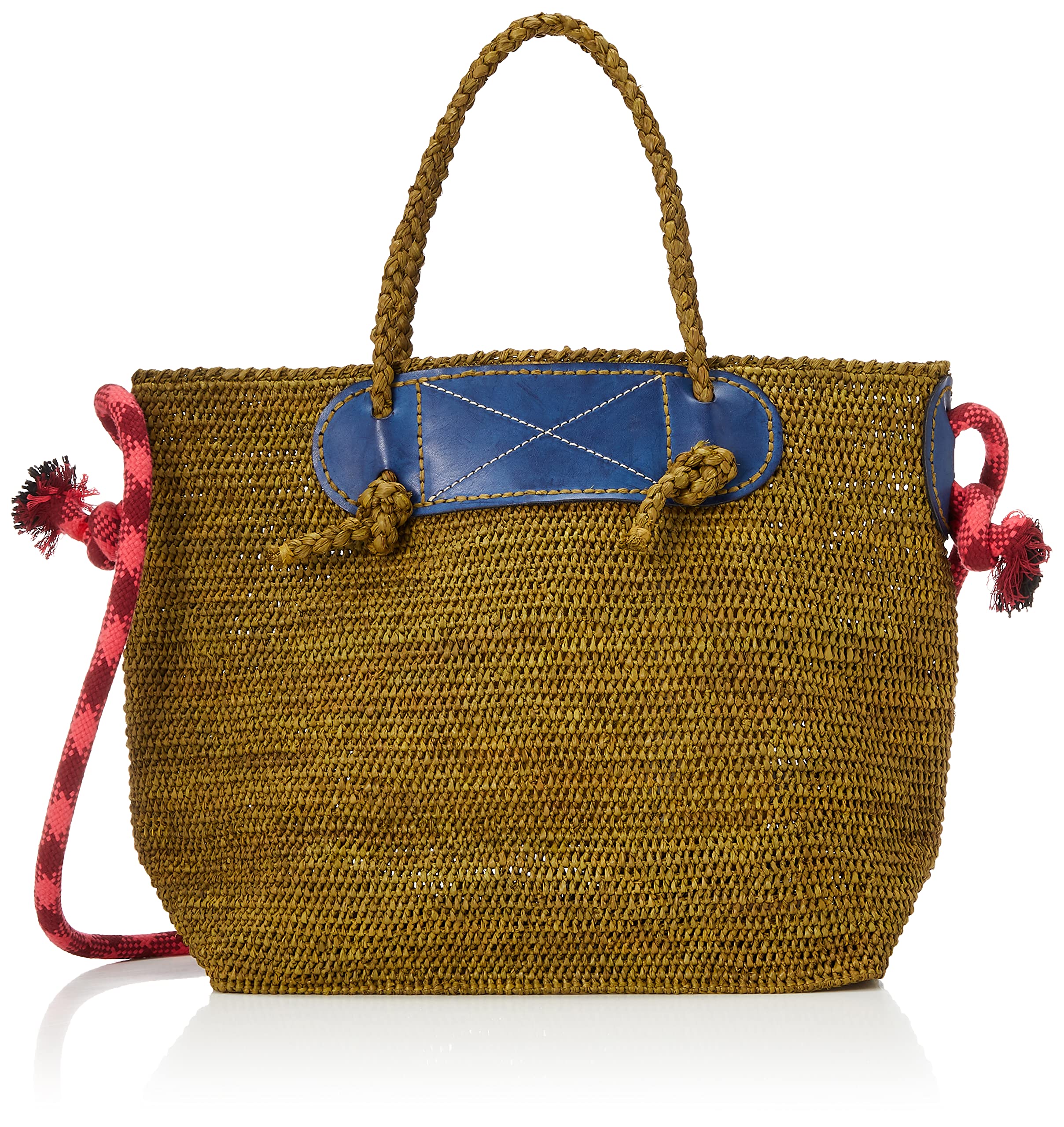 Amazon | [サンアルシデ] カゴバッグ ATACAMA BAG S レディース TILLEUL/CP ROYAL | カゴバッグ