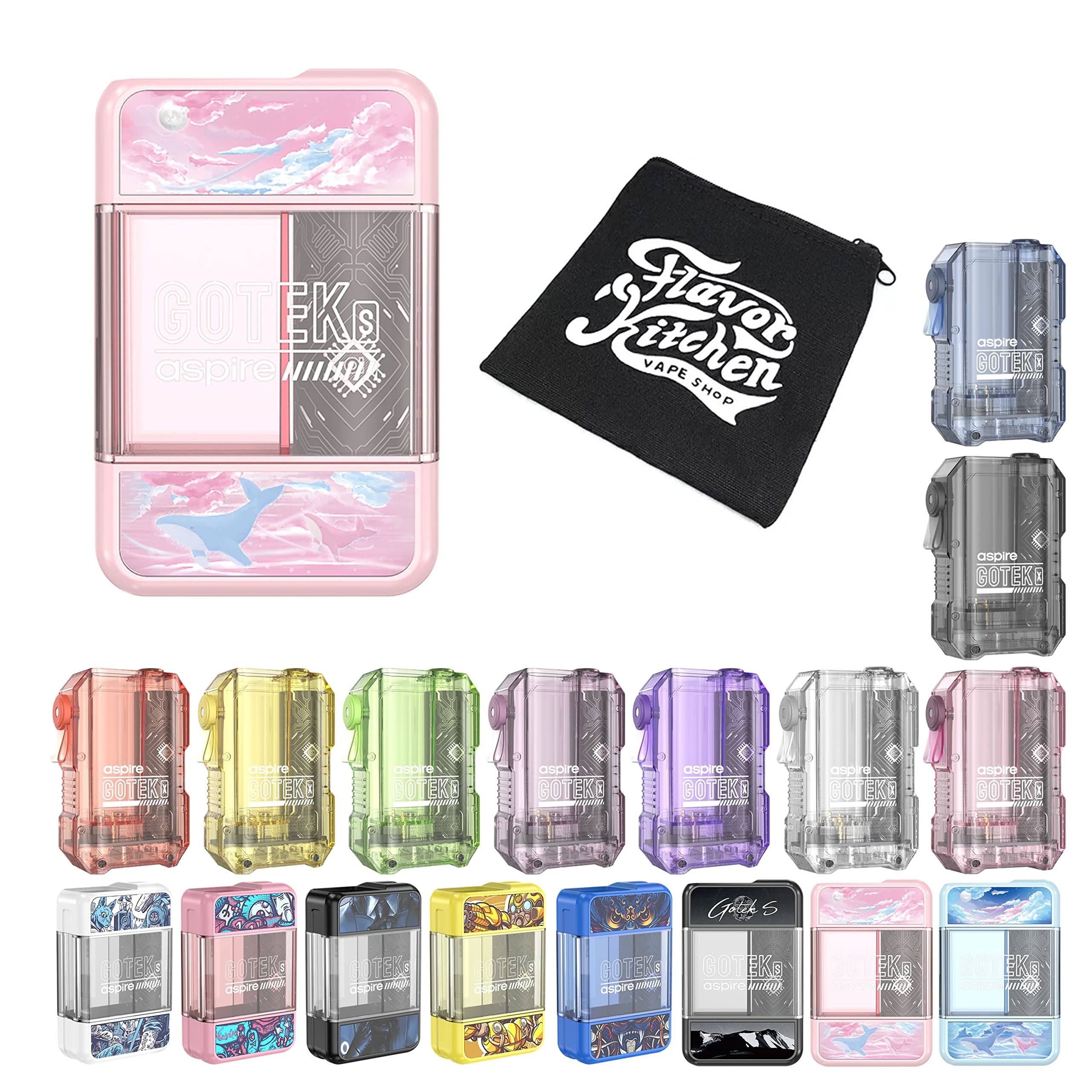 Amazon | 【本体のみ】 aspire GOTEK X/GOTEK S (ゴーテック/ゴテック)＋FlavorKitchenオリジナル ...