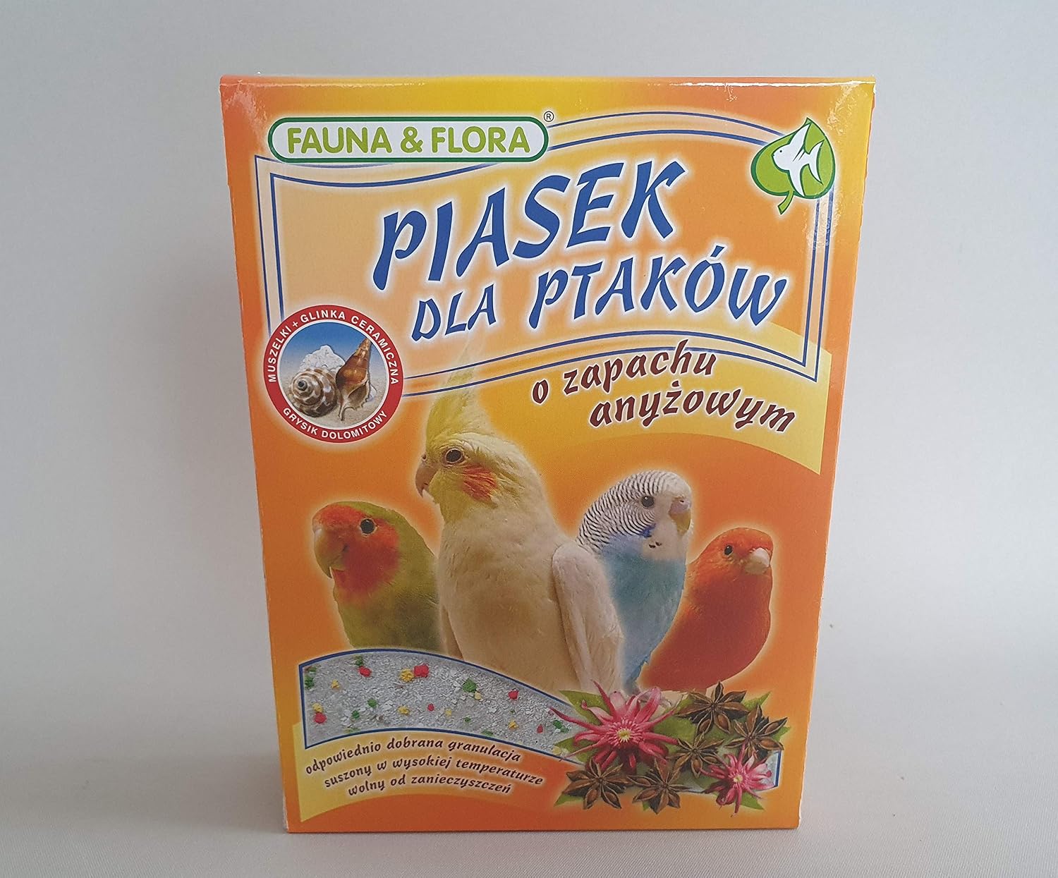 Anisic Bird Sand With Shell Ceramic Clay Dolomite Grit 1 KG Canary ...