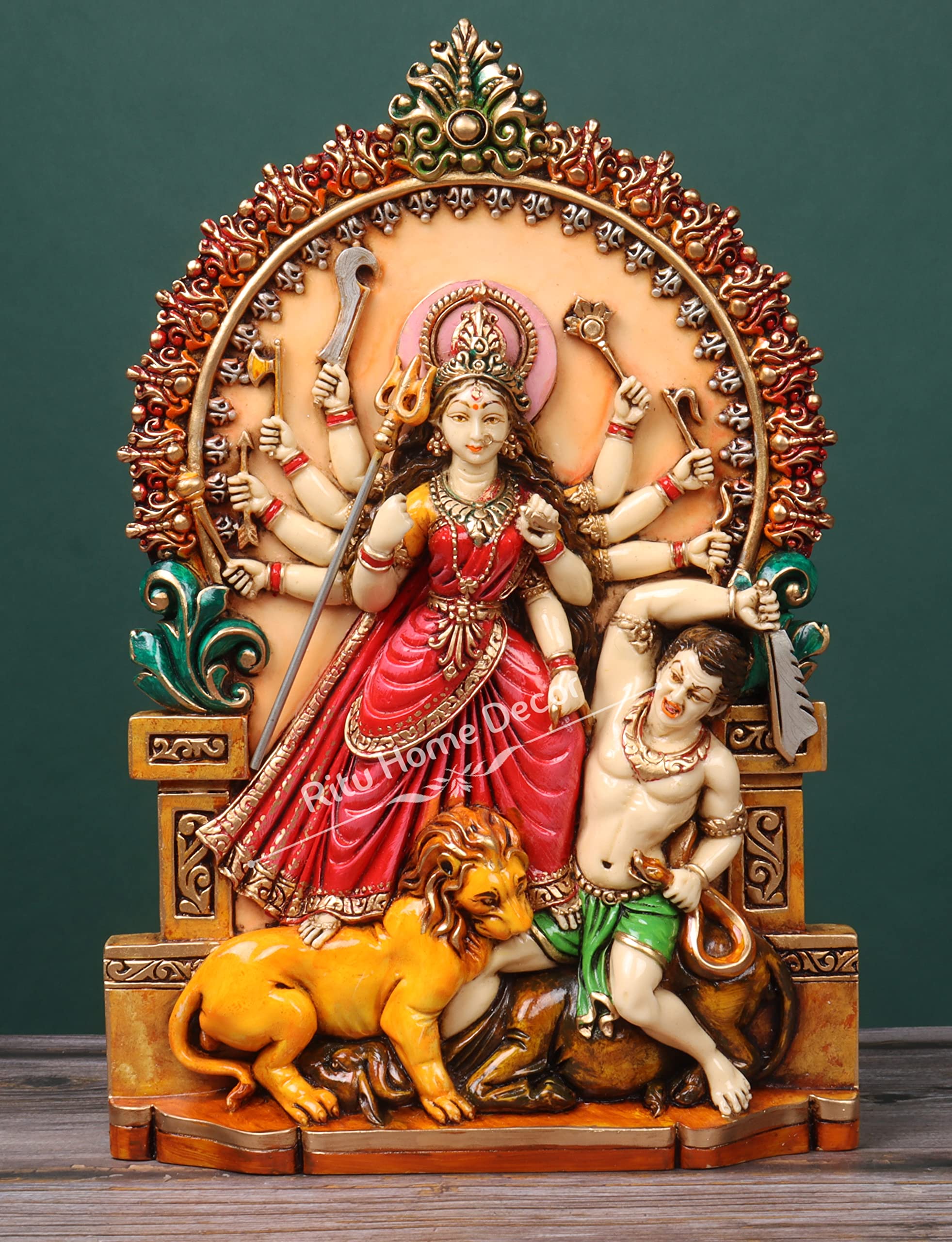 Maa Durga Statue - Bengali MATA Sculpture - Adi Shakti Figurine ...