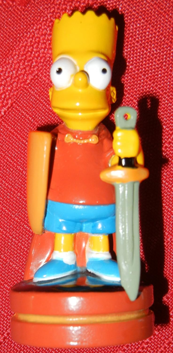 Amazon.com: Simpson Simpsons 3-D Chess Piece, Bart Bishop, Brown Team ...