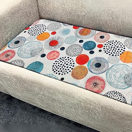 FABANE Printed Sofa seat Cover for 3 Seater with Heavy Antiskid Backing ...