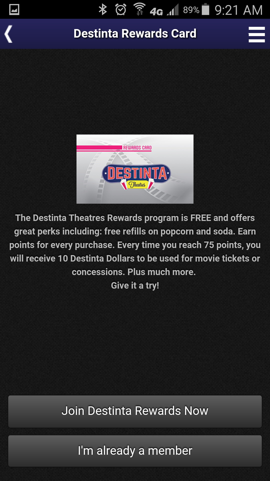 Destinta Theatres - App on Amazon Appstore