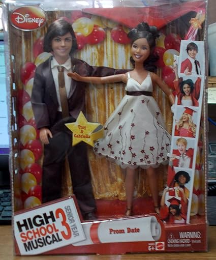 Amazon.com: Mattel High School Musical 3 Prom Troy and Gabriella : Toys ...