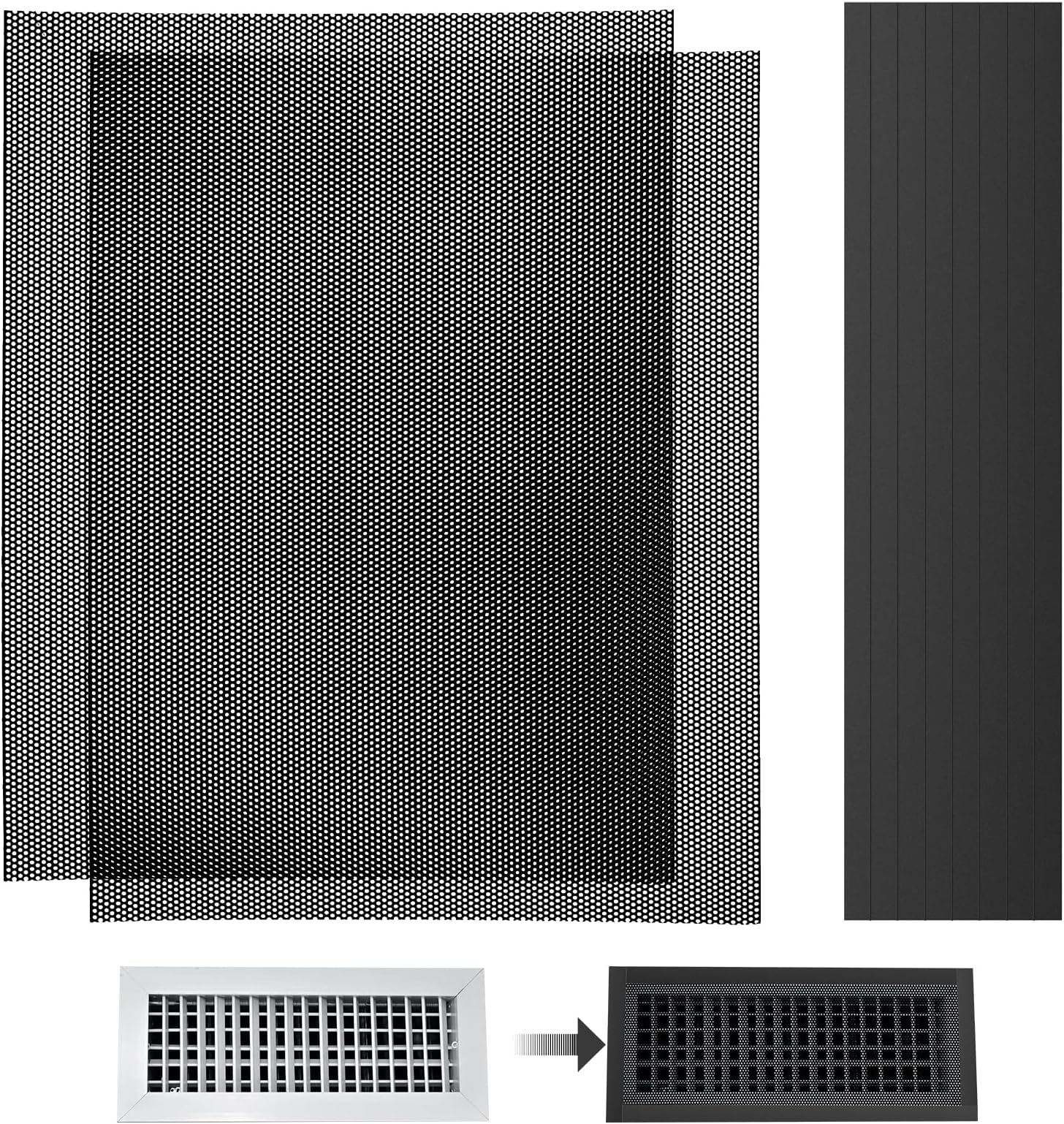 ADFORS Vent Mesh, 8 " x 100', Charcoal - Amazon.com