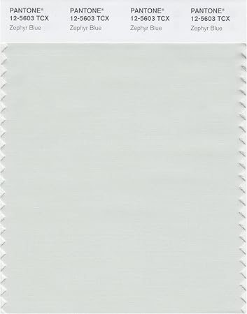 PANTONE Smart 12-5603X Color Swatch Card, Zephyr Blue - House Paint ...