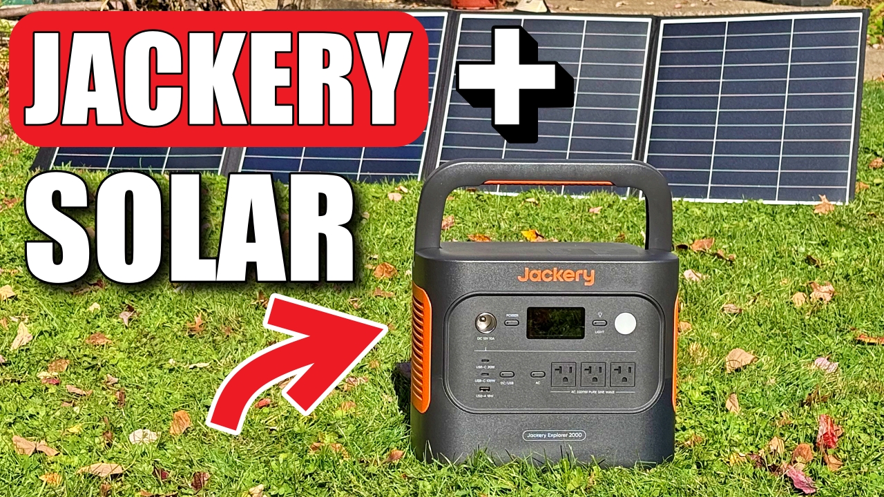 Watch How to Use SOLAR Panels with Jackery 2000 V2 on Amazon Live